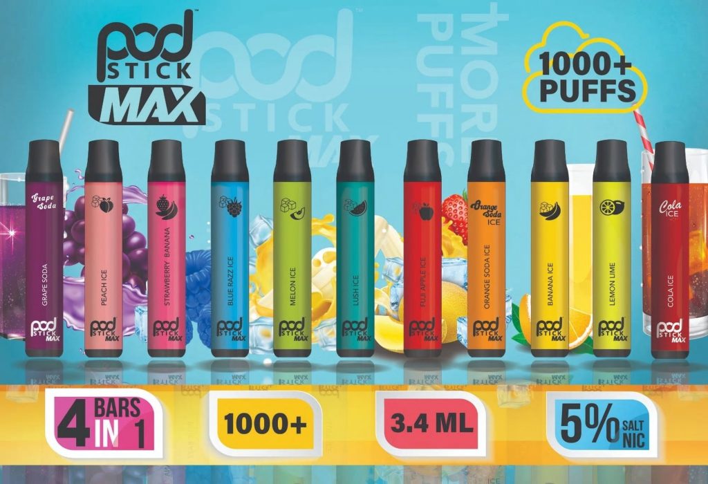 Pod Stick Max (1000 Puffs) - Carson Vape